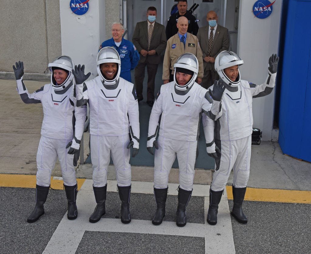 Astronauts Prepare To Launch In Historic Nasa Spacex Mission