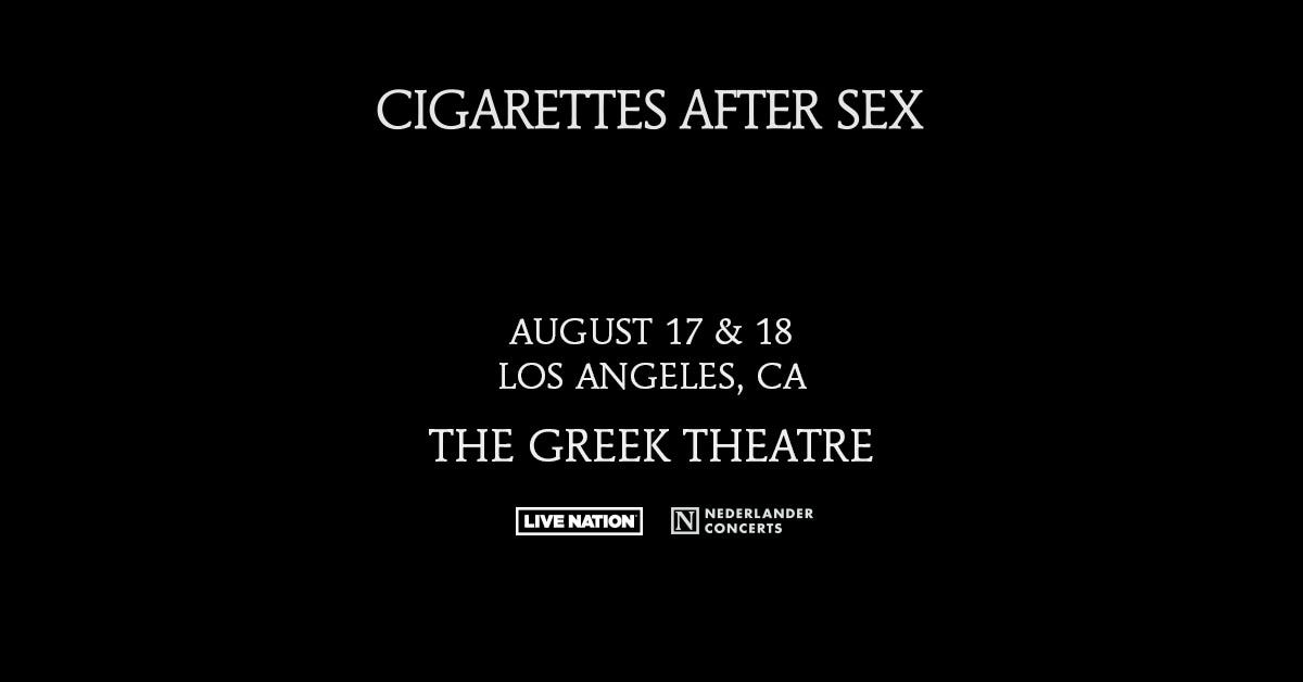 Enter To Win Tickets To Cigarettes After Sex