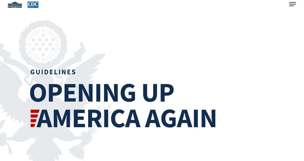 What Is Phase One Of The White House Opening Plan 