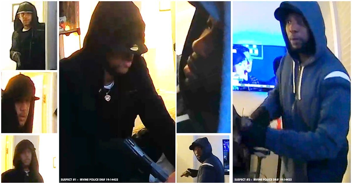Irvine Pd Hoping Public Can Identify 2 Homicide Suspects